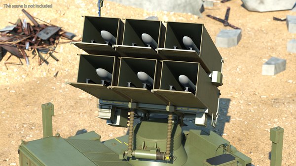 3D NASAMS Missile System Ready to Attack - TurboSquid 1965702