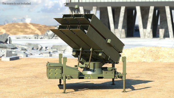 3D NASAMS Missile System Ready to Attack - TurboSquid 1965702