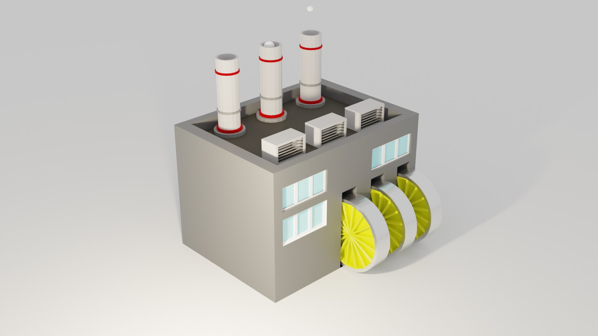 3D model factory plant building - TurboSquid 1902242