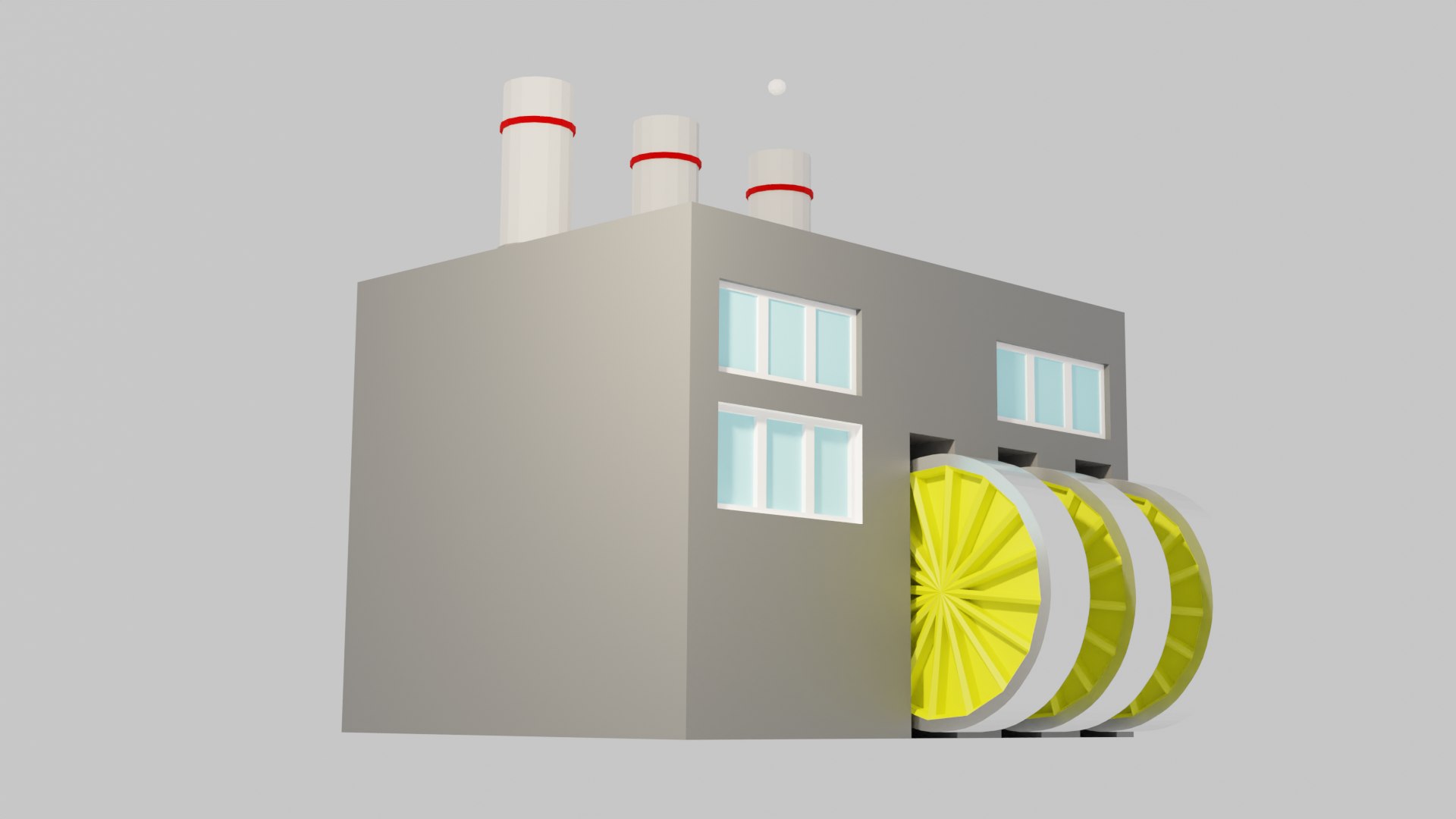 3D model factory plant building - TurboSquid 1902242