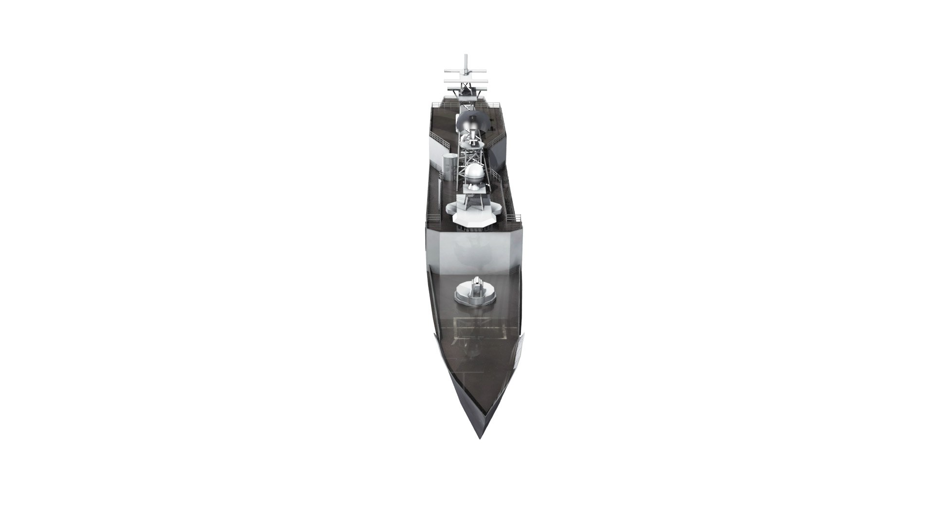3d model perry frigate