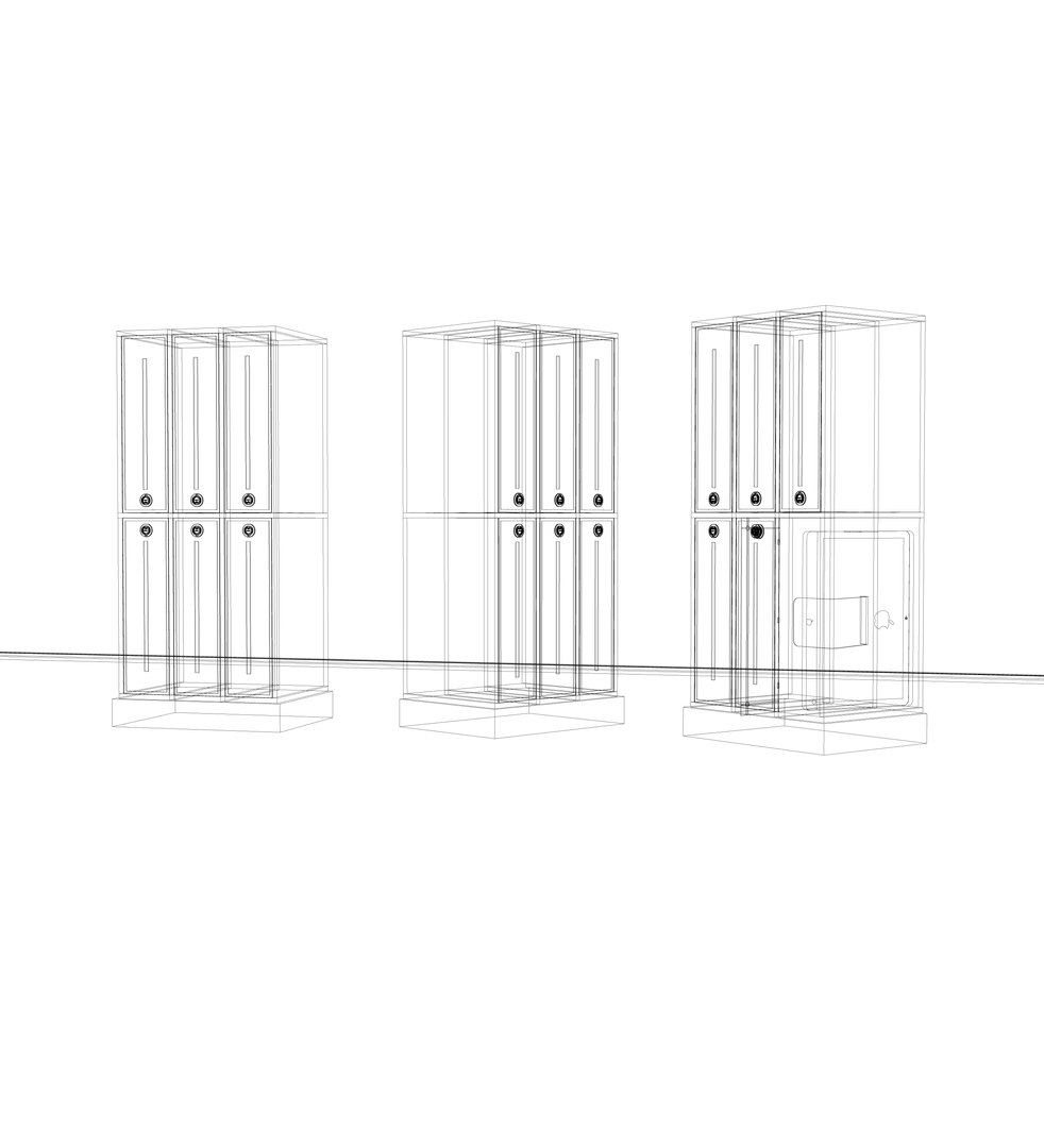 3D LOCKERS Model - TurboSquid 1887490