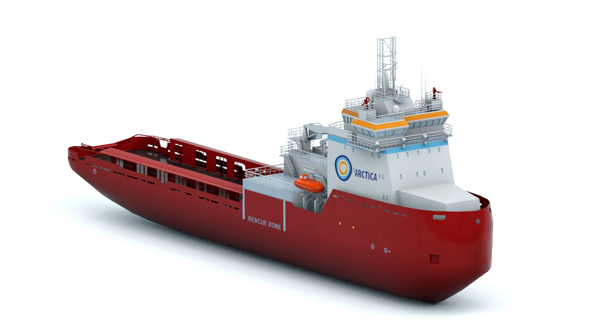 Ship Arctica 3d Model