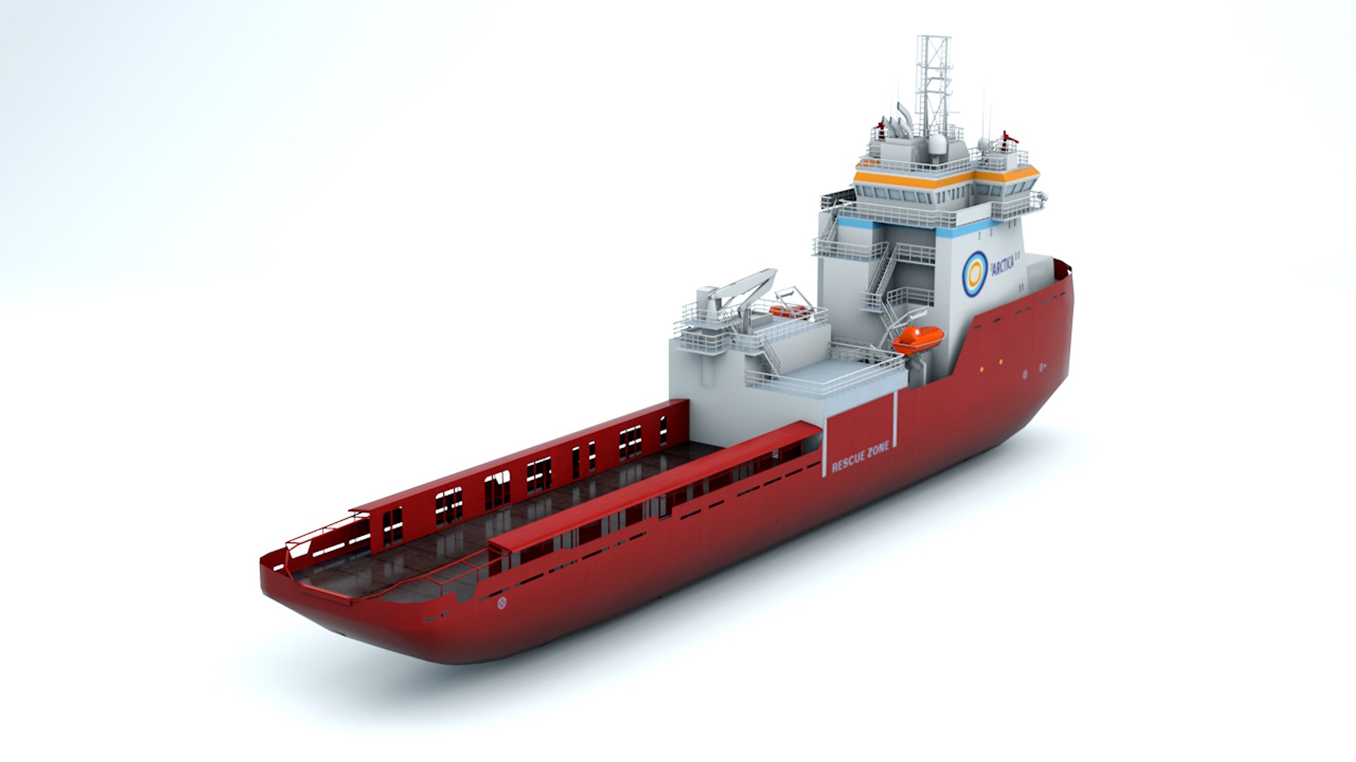 Ship Arctica 3d Model