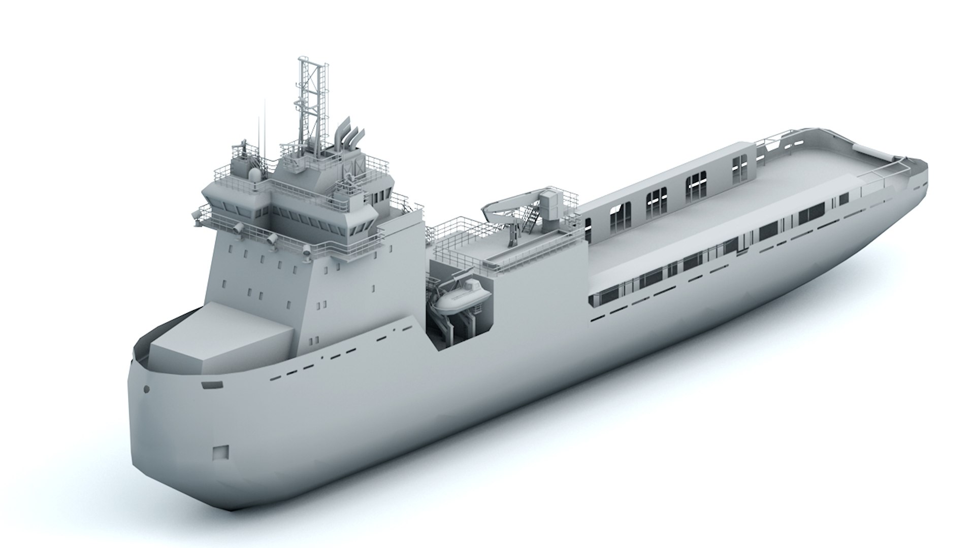 Ship Arctica 3d Model