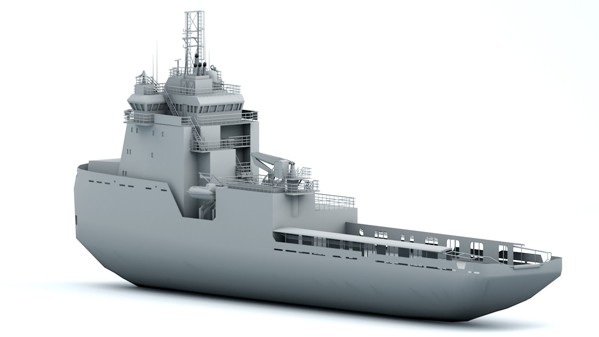 Ship Arctica 3d Model