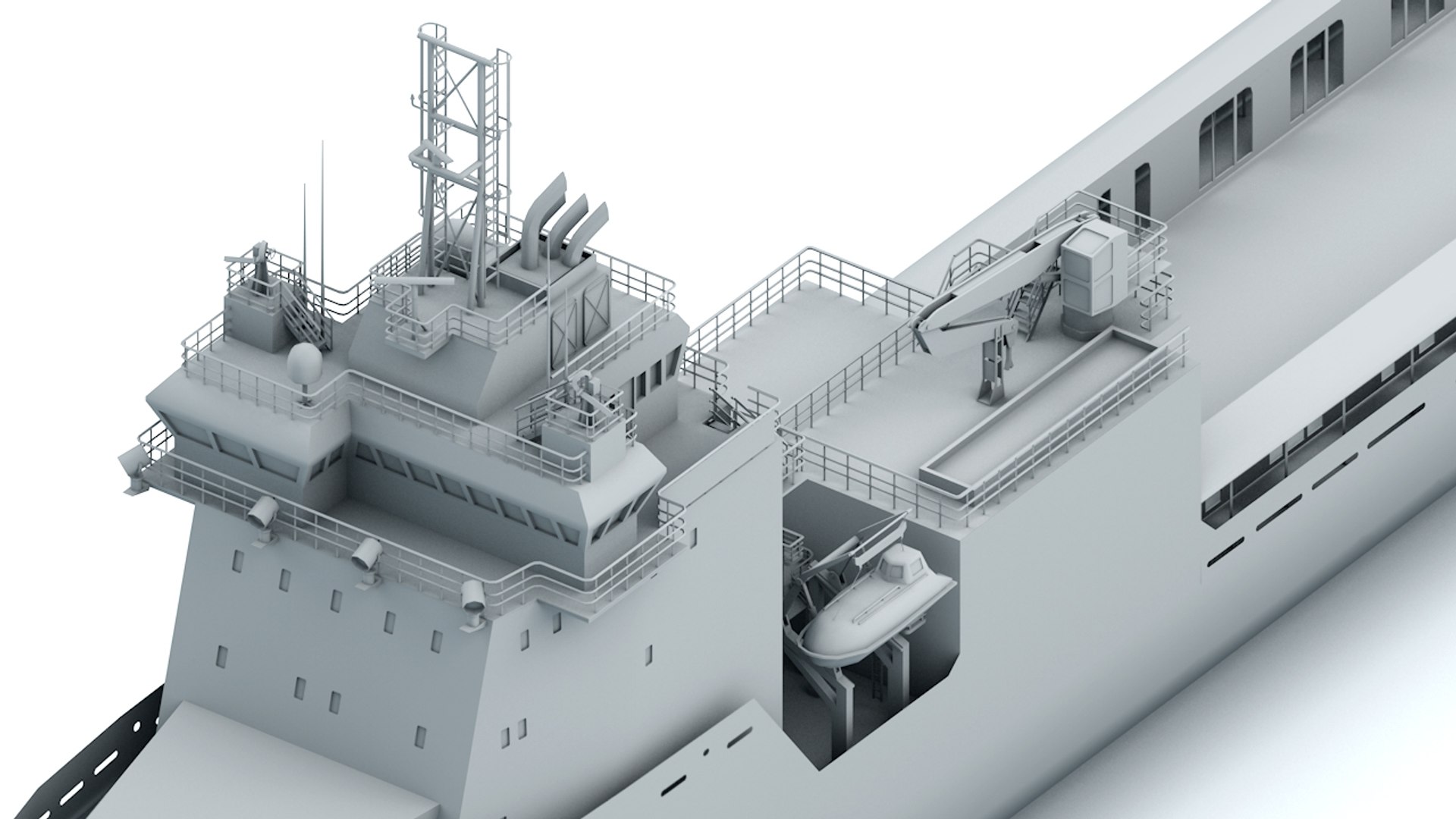 Ship Arctica 3d Model