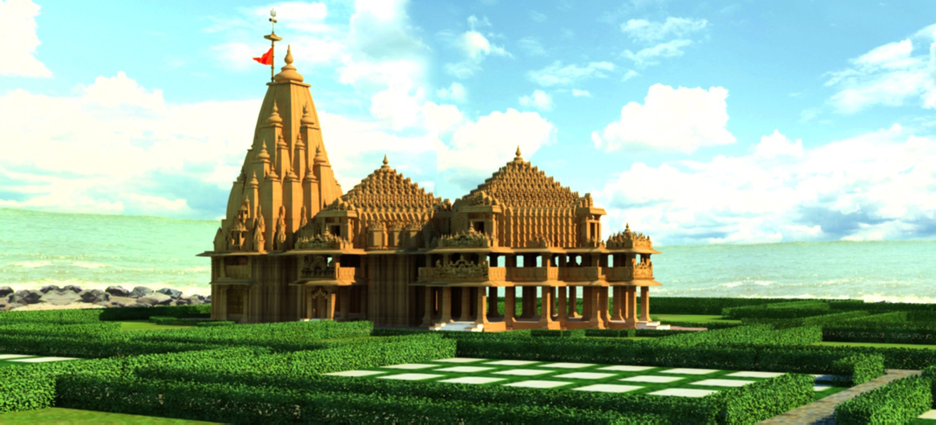 3ds Somnath Temple