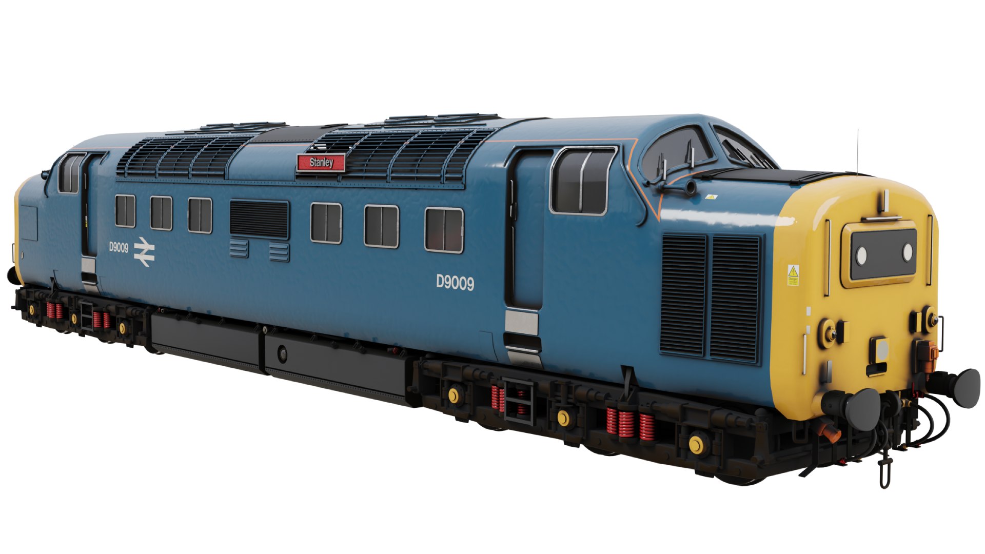 British Rail Class 55 Model - TurboSquid 2223469