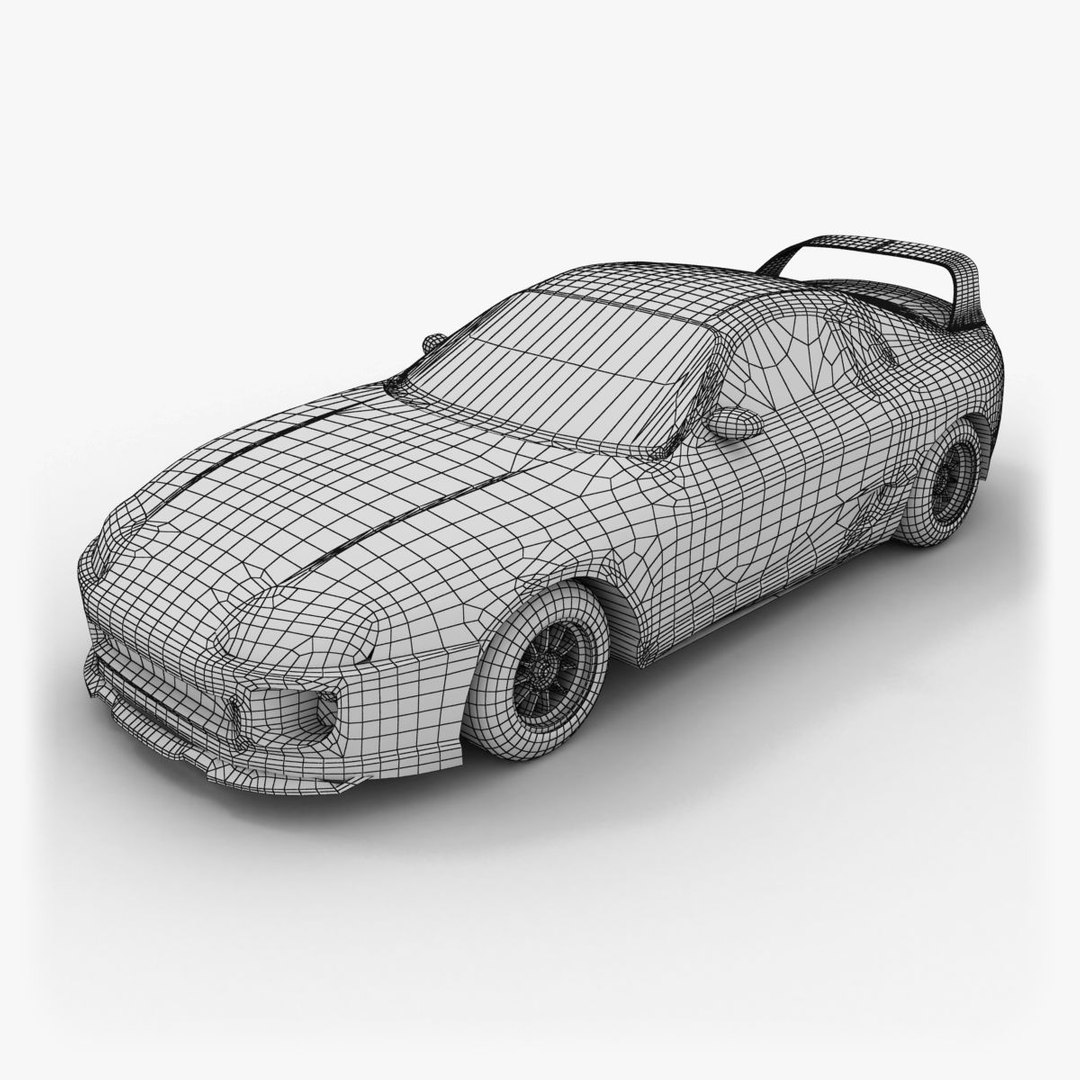 3d toyota supra model