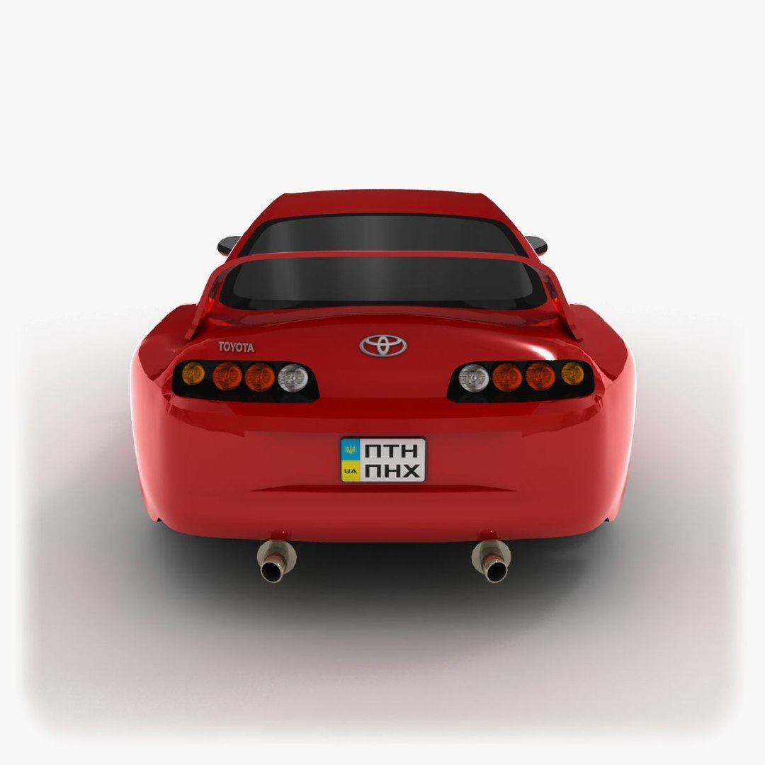 3d toyota supra model