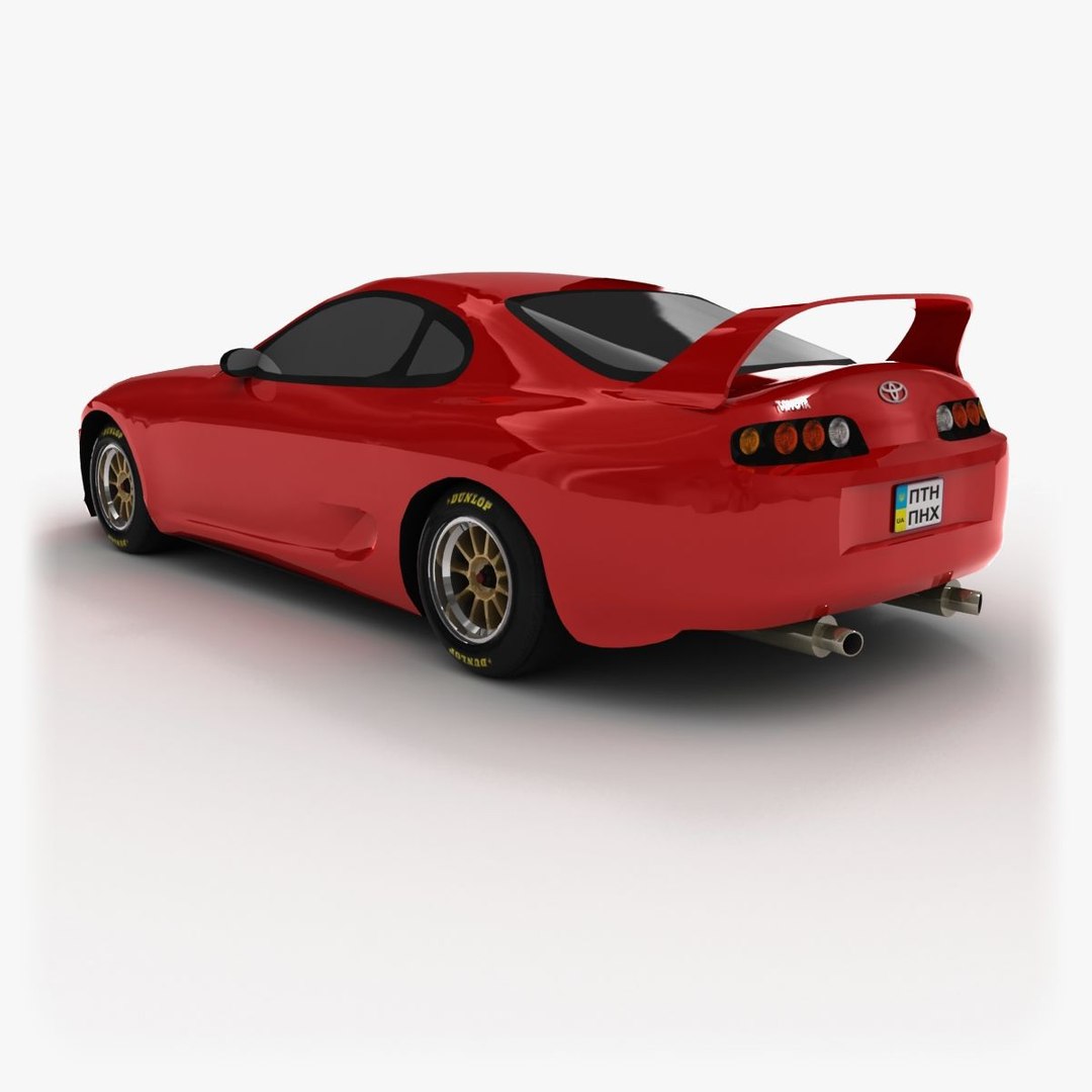 3d toyota supra model