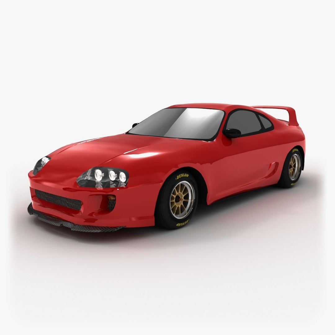 3d toyota supra model