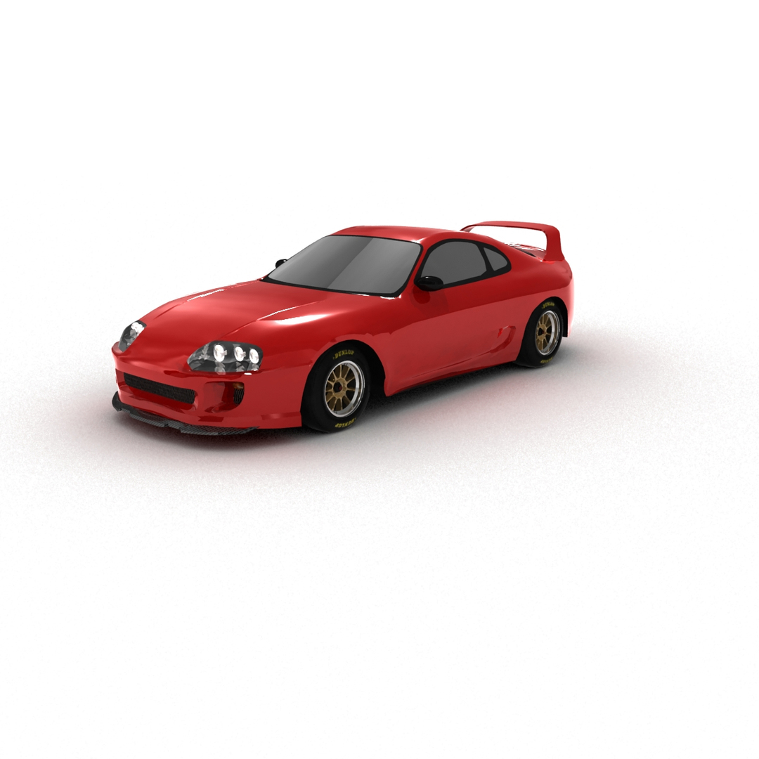 3d toyota supra model