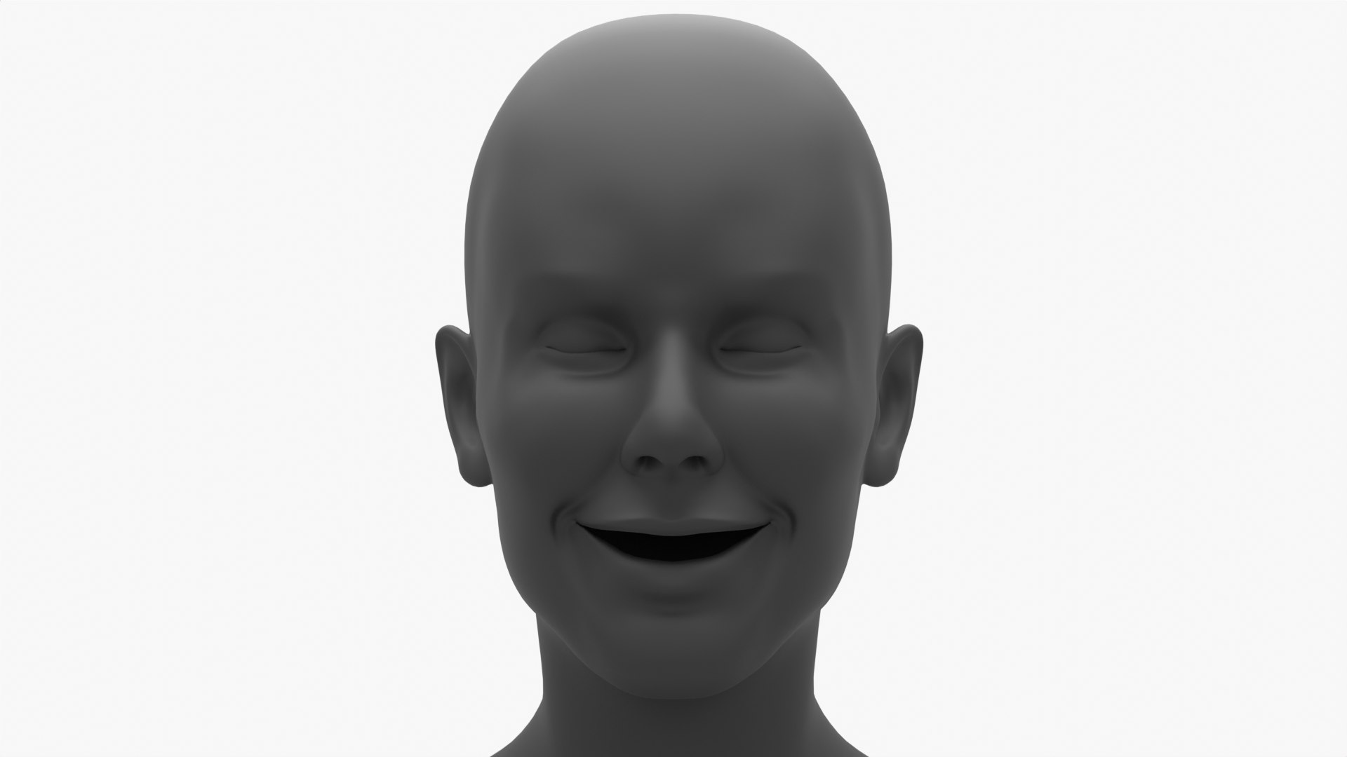 Free 3D Female Head Base - TurboSquid 2381316