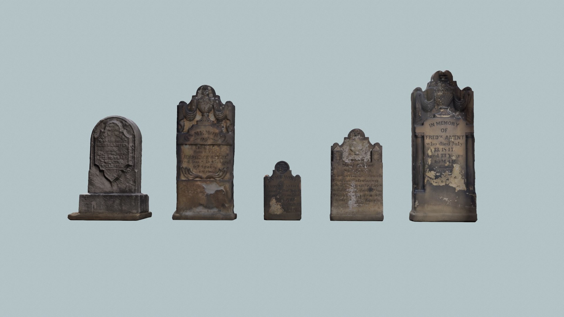 Cemetery Pack - Collection Of 5 Models 3D Model 3D - TurboSquid 2154380