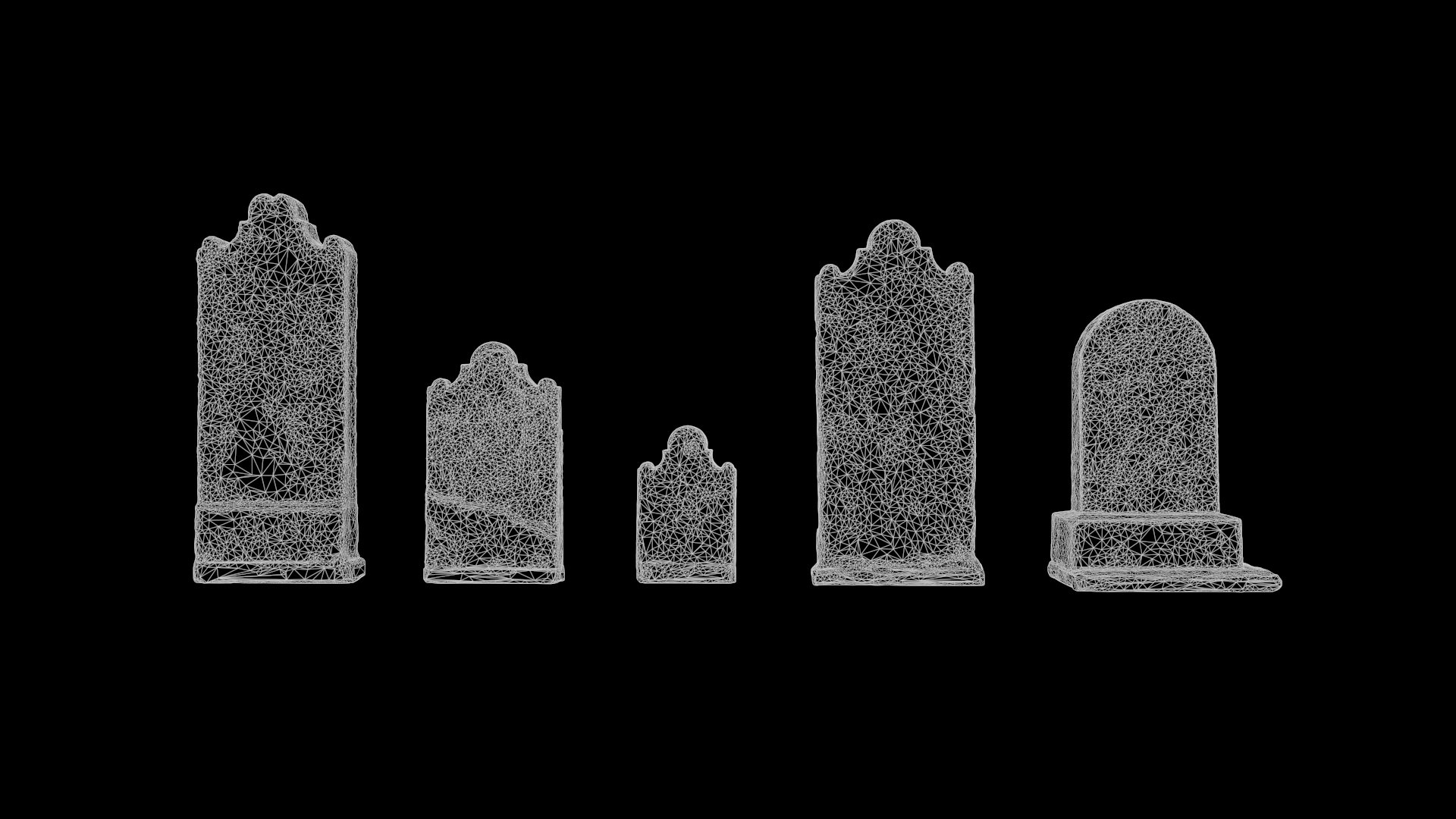 Cemetery Pack - Collection Of 5 Models 3D Model 3D - TurboSquid 2154380