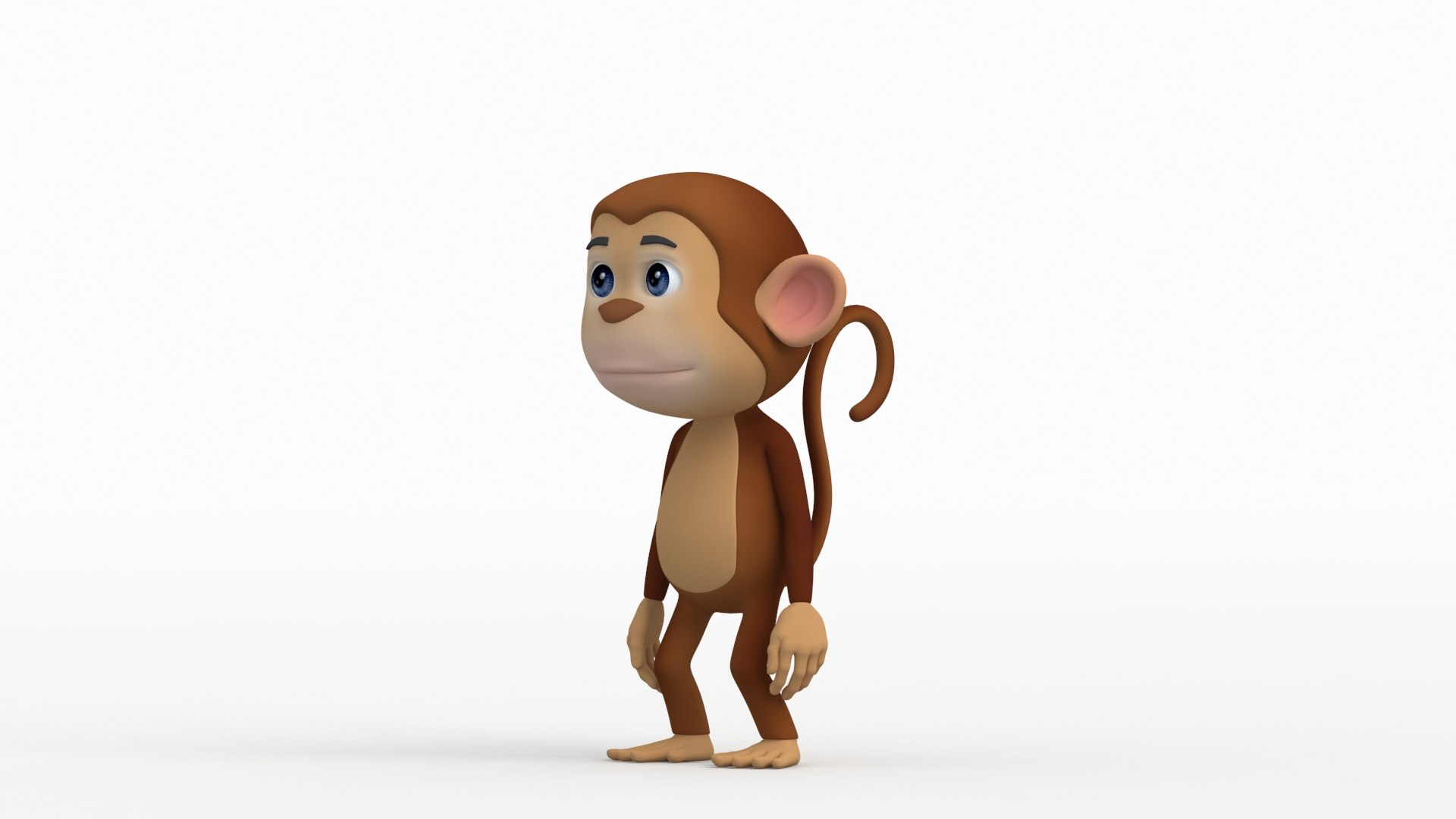 3D Monkey Model - TurboSquid 2165435
