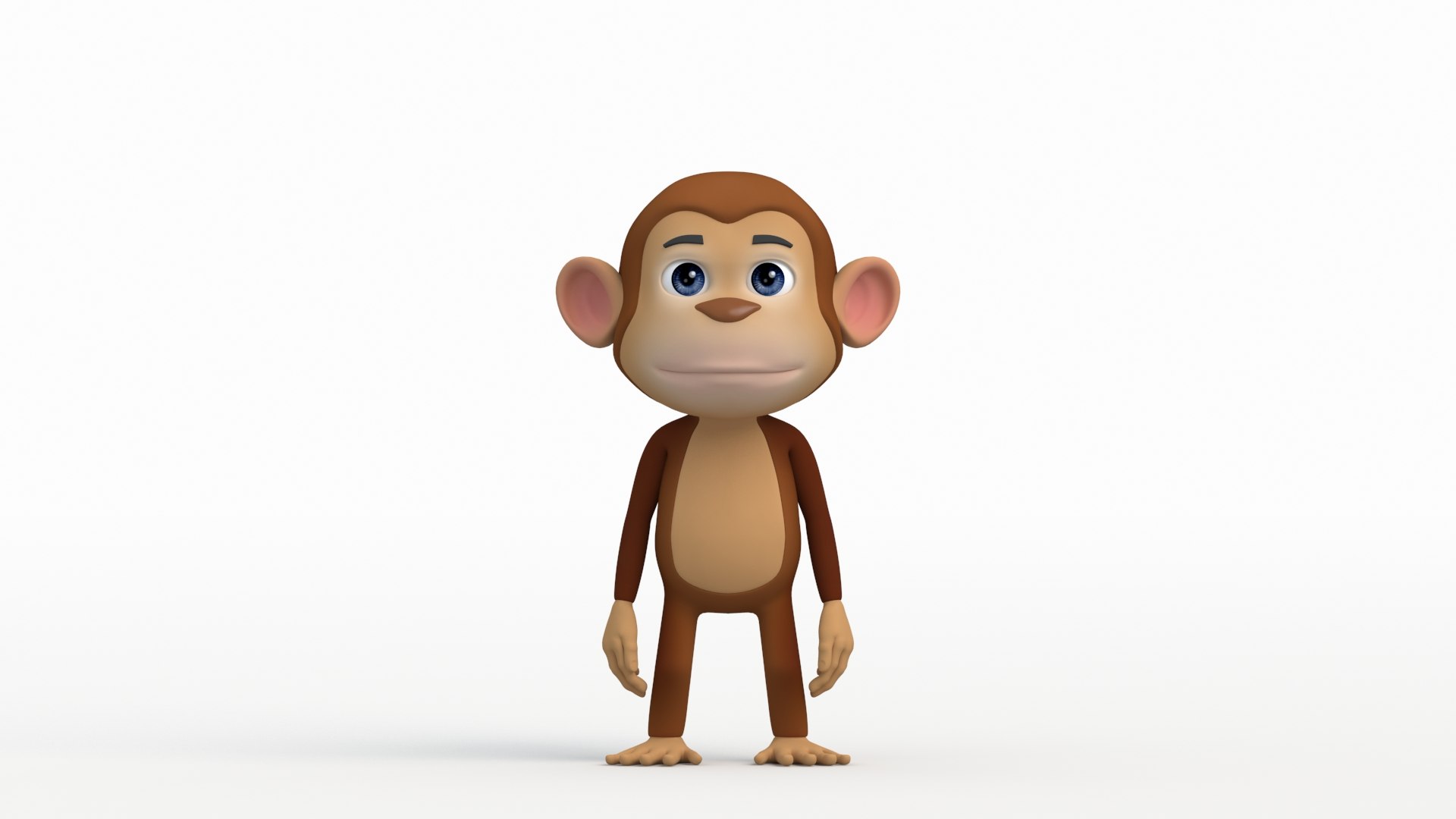3D Monkey Model - TurboSquid 2165435