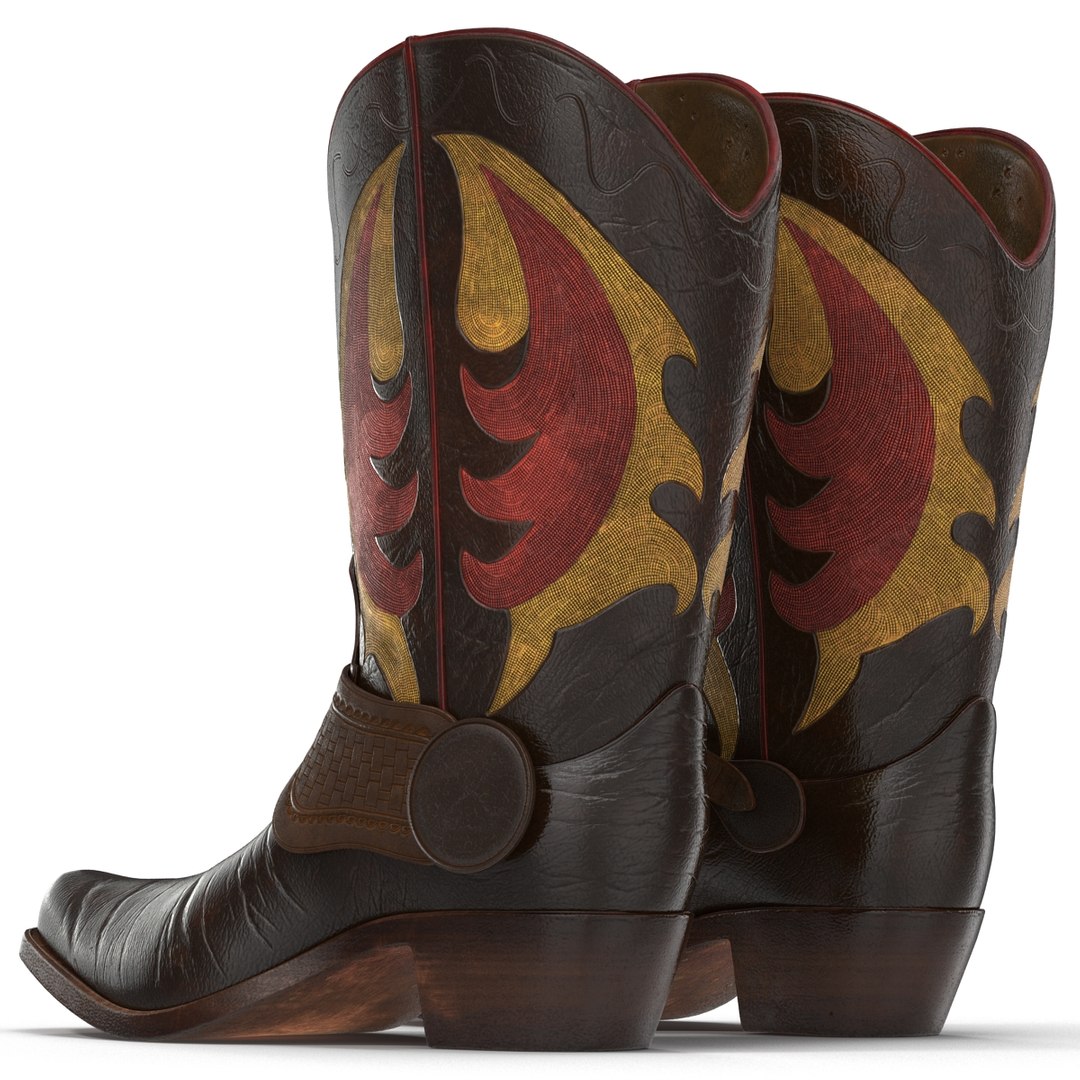 3d cowboy boots