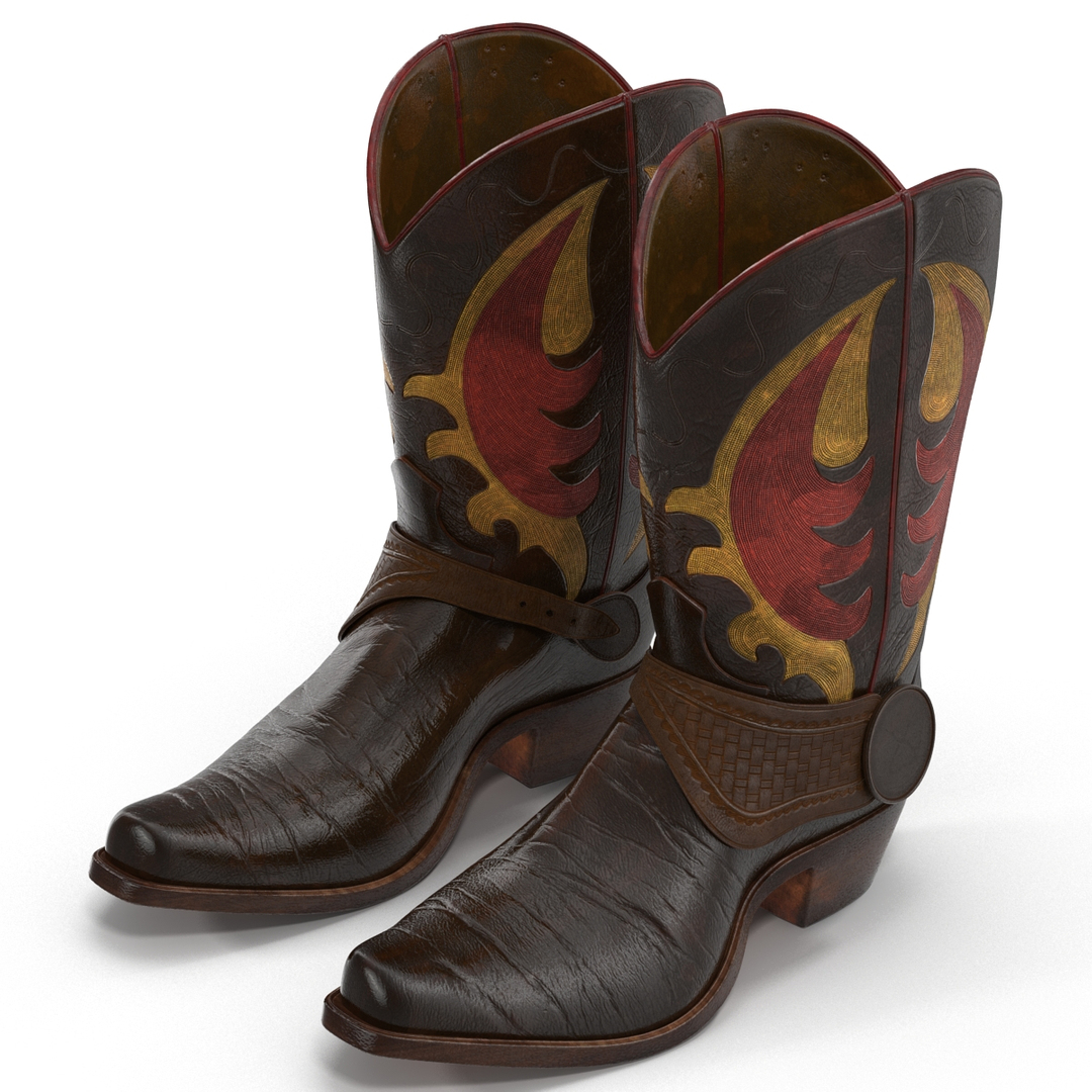 3d cowboy boots