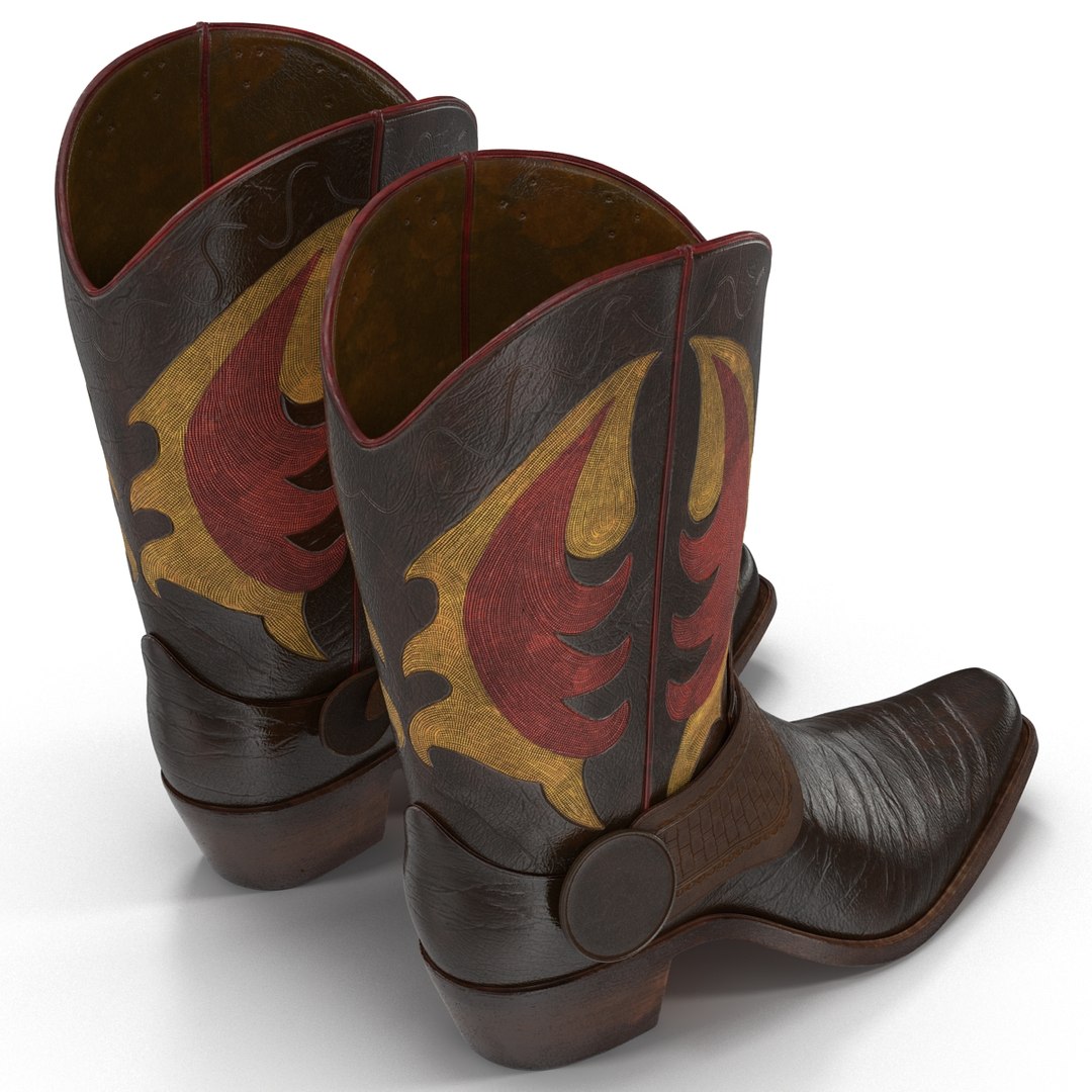 3d cowboy boots