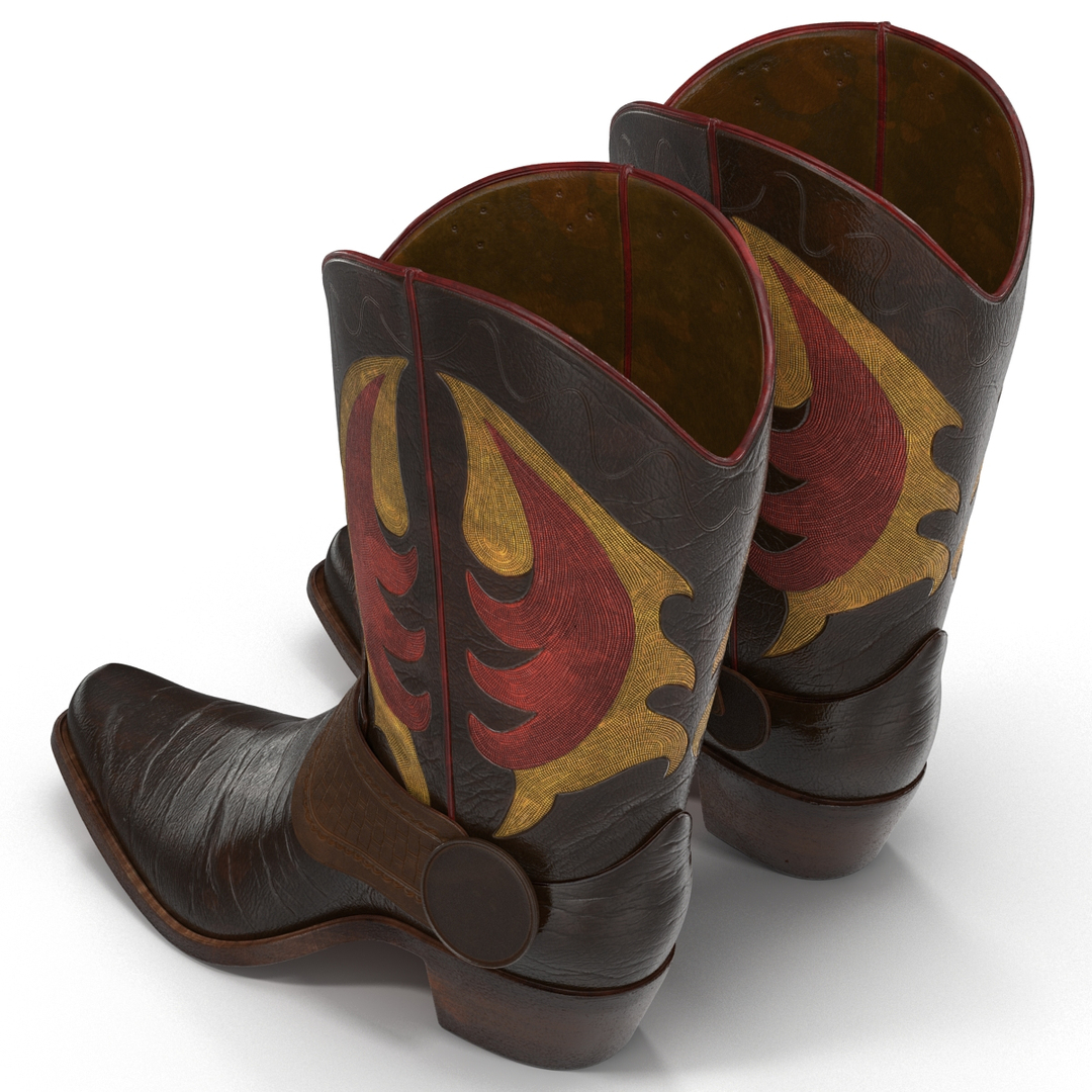 3d cowboy boots