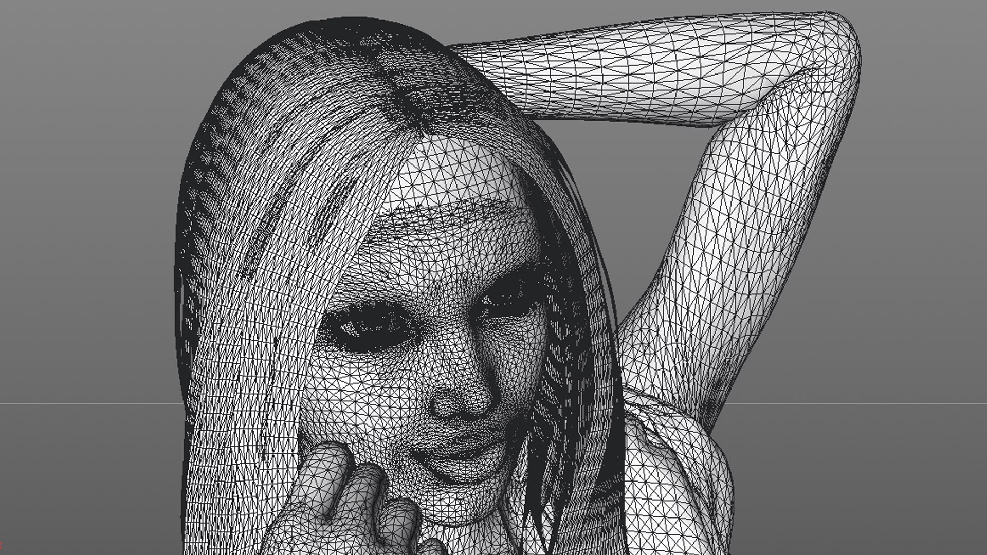 Naked Character Girl Realistic Lady 3D - TurboSquid 2376597