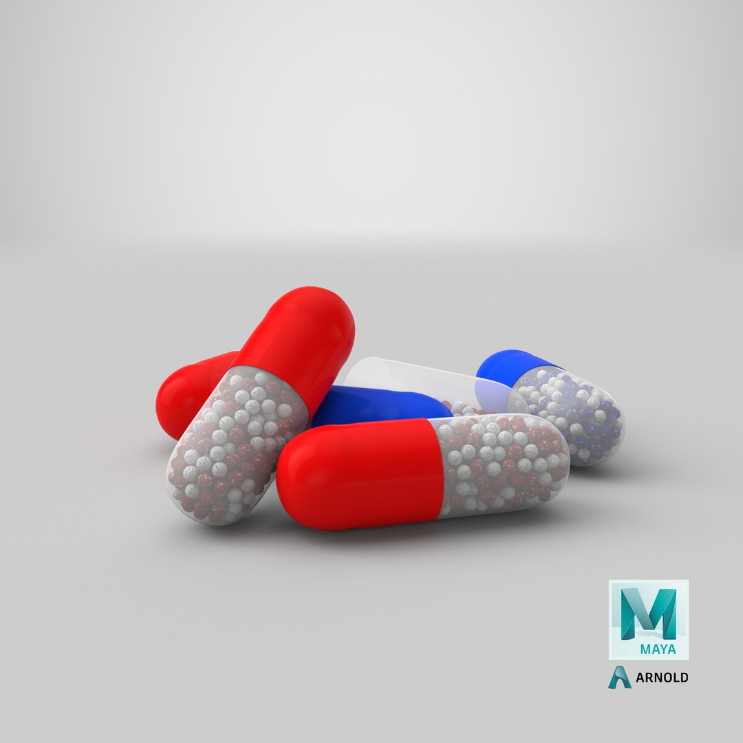 3D Pill Medicine Drug Model - TurboSquid 1554587