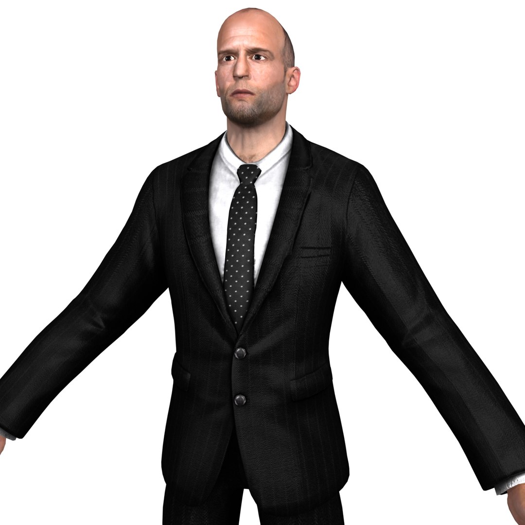 3d Rigged Jason Statham Model