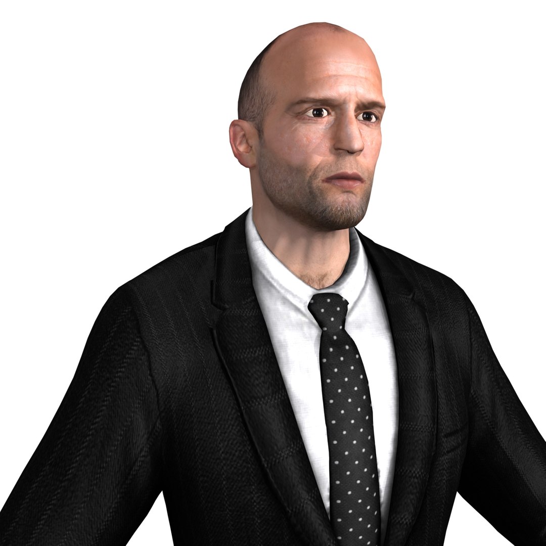 3d rigged jason statham model