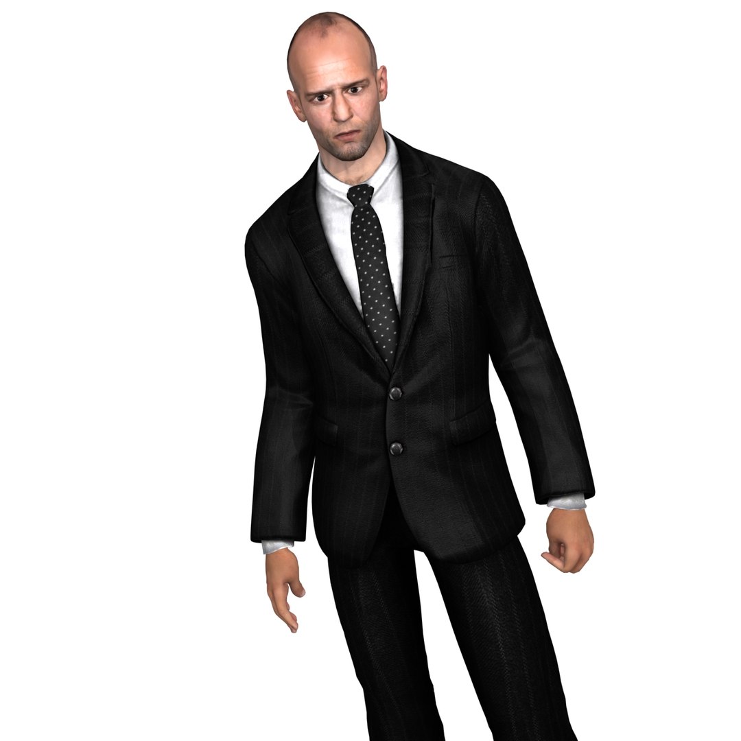 3d Rigged Jason Statham Model