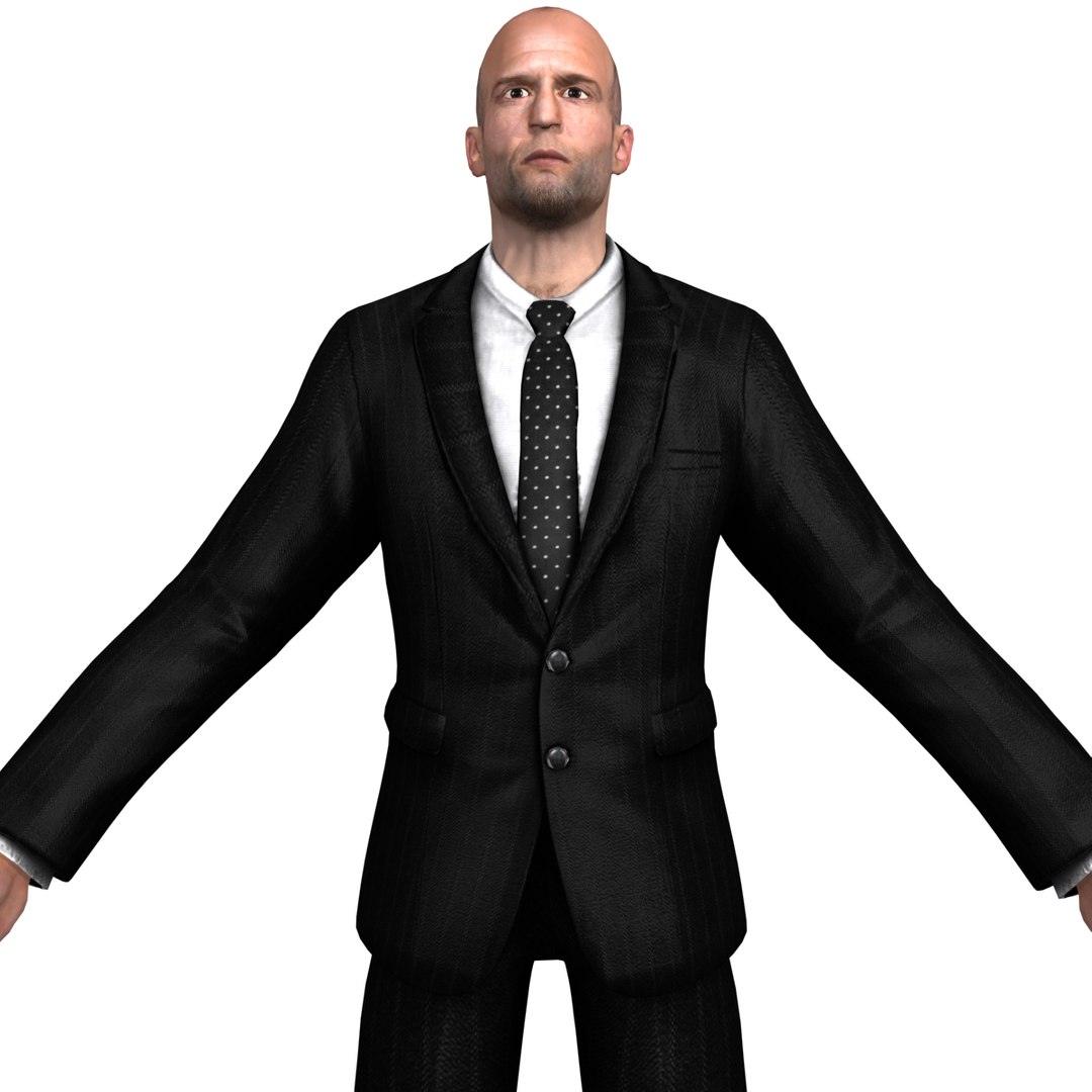3d Rigged Jason Statham Model