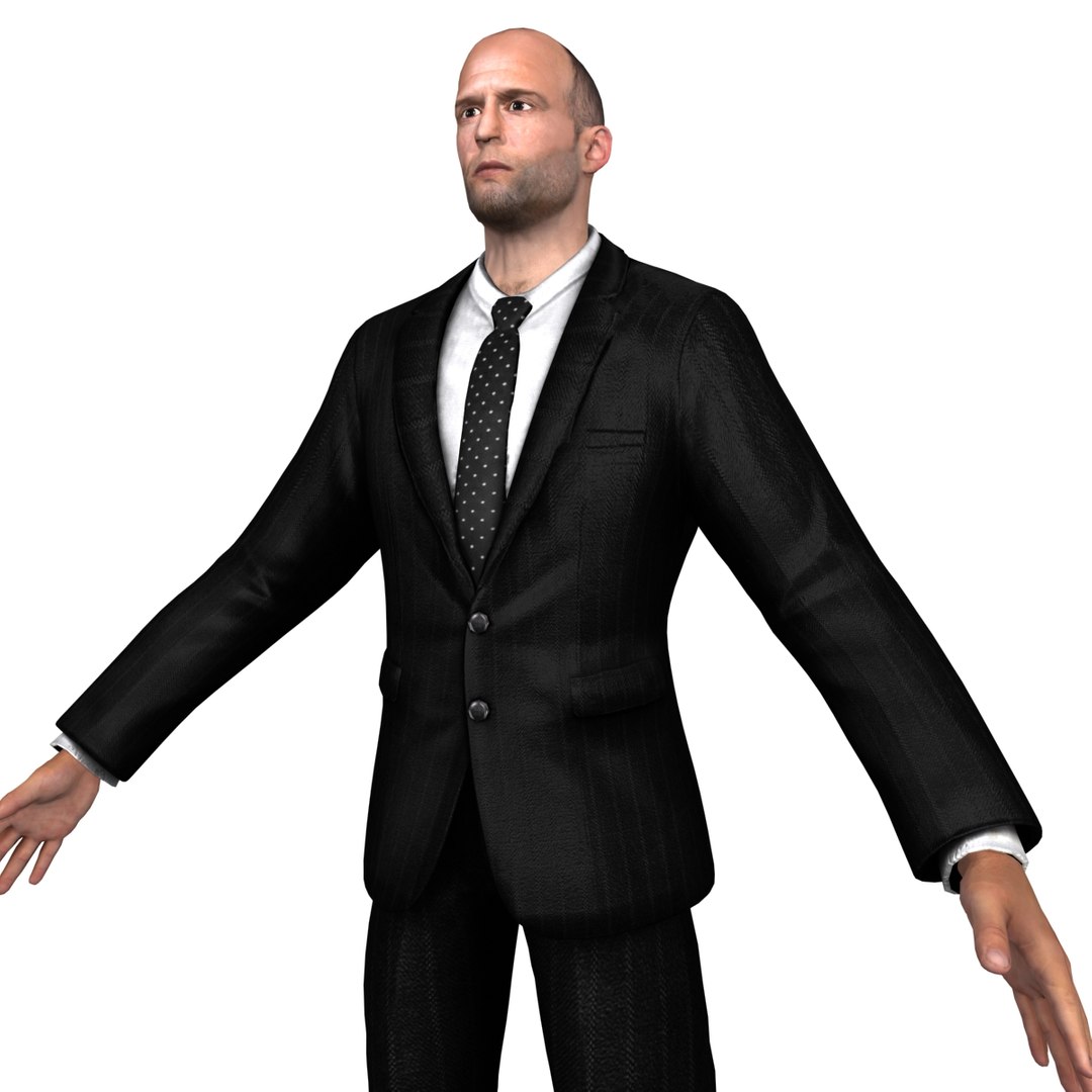 3d Rigged Jason Statham Model