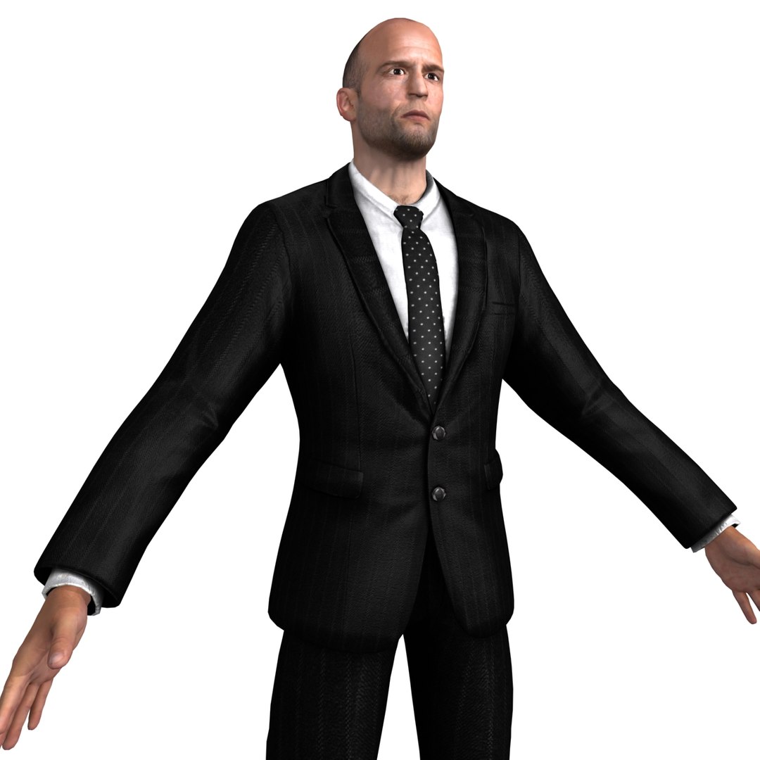 3d rigged jason statham model