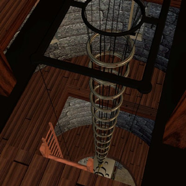 gothic tower frankenstein laboratory 3d model
