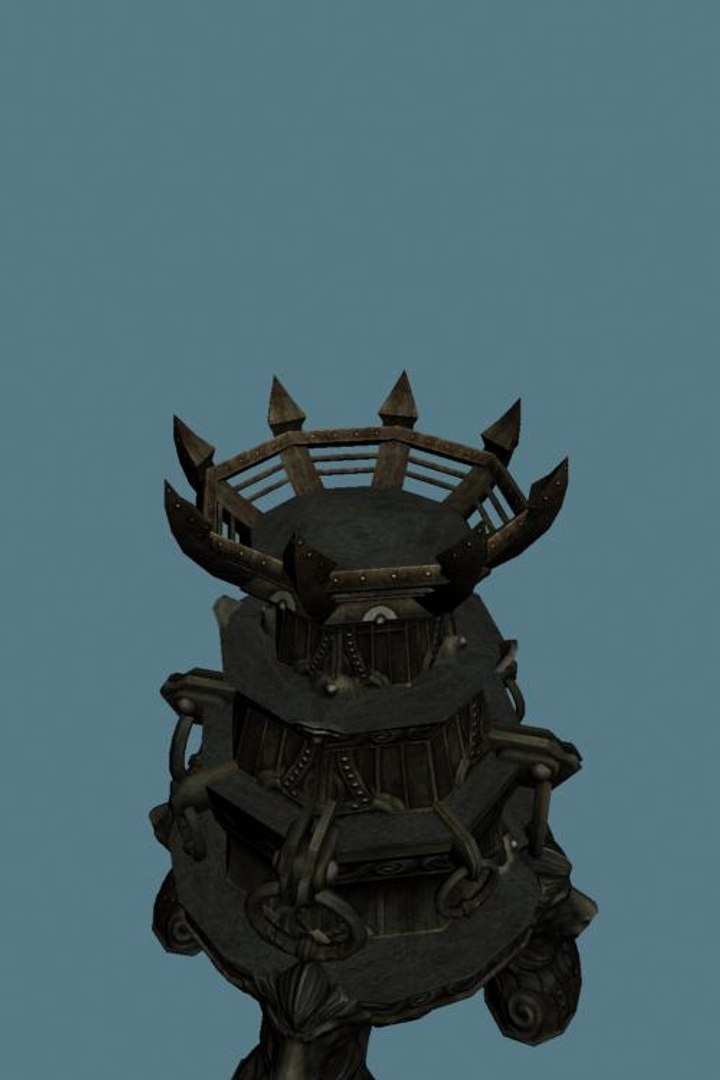 Military Brazier 3d Max