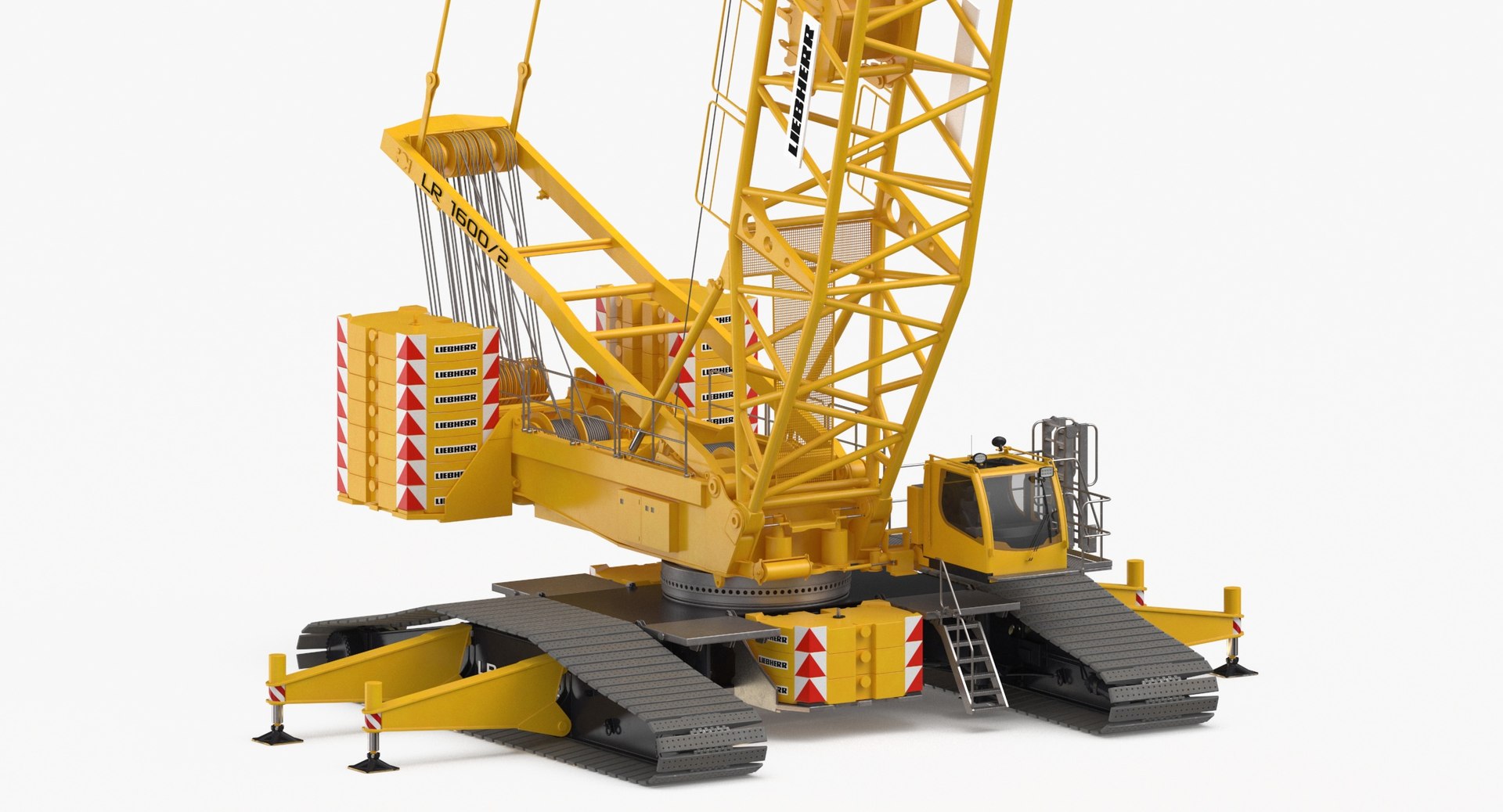 3D Liebherr LR 1600 2 SL3F SL3108 F36 Model - TurboSquid 2128194