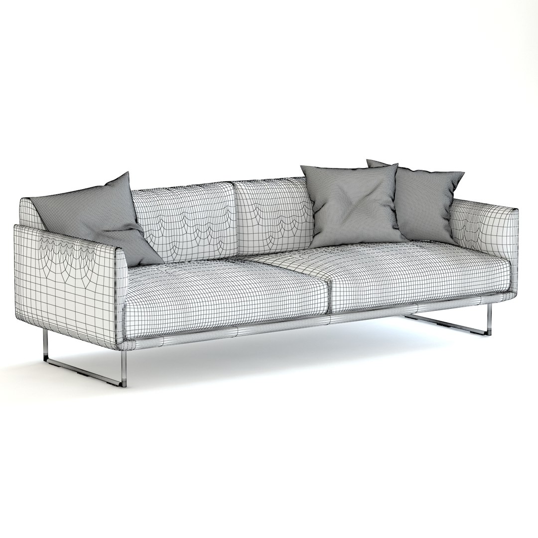 3d Model Mdf Italia Hara Sofa