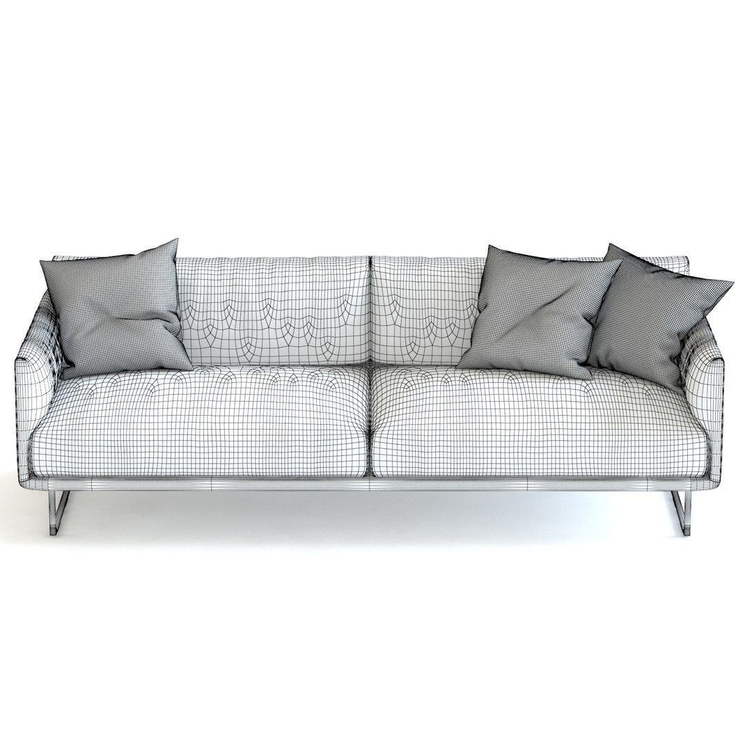 3d Model Mdf Italia Hara Sofa