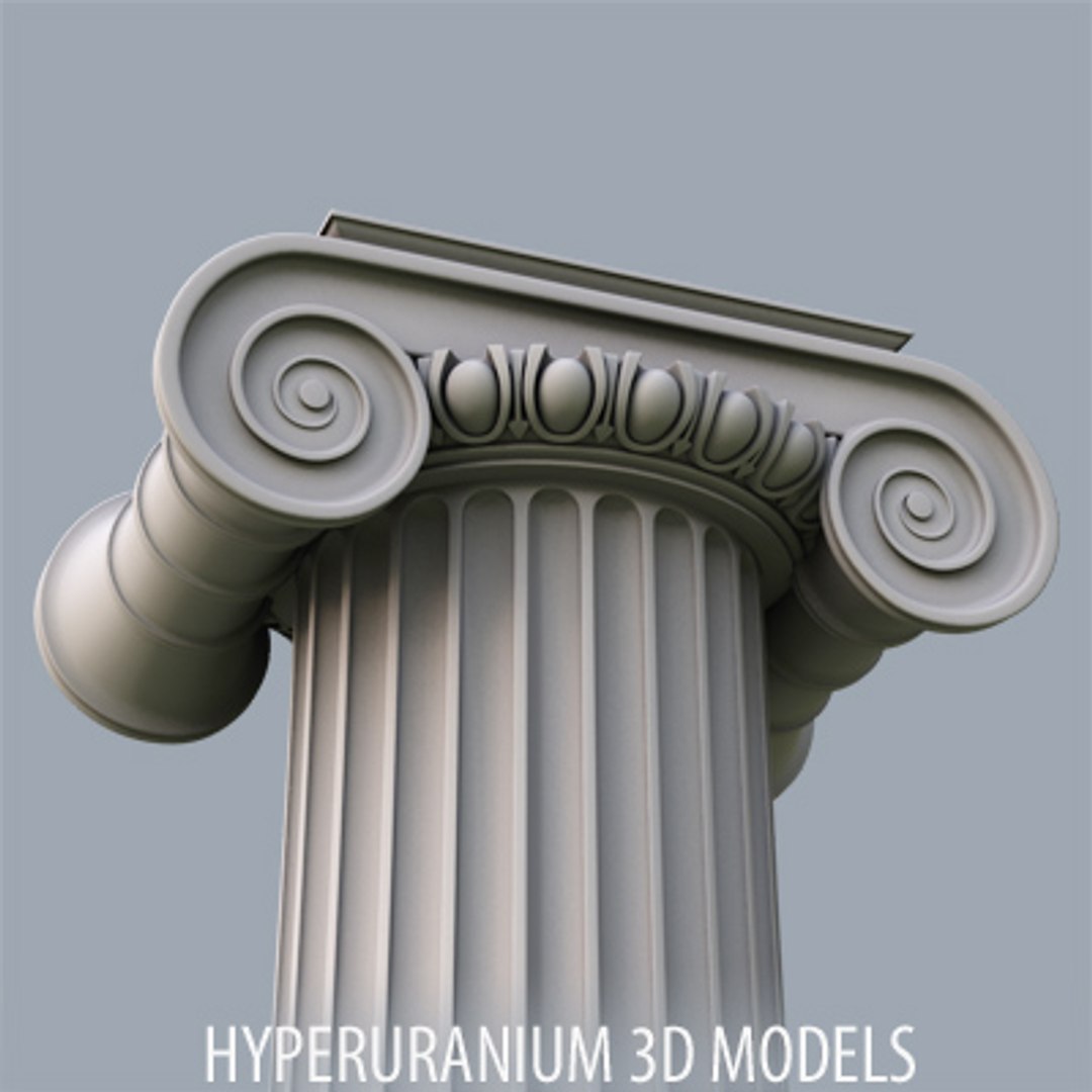 3d Ionic Column Model