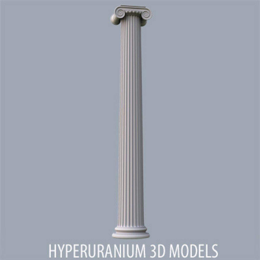3d Ionic Column Model