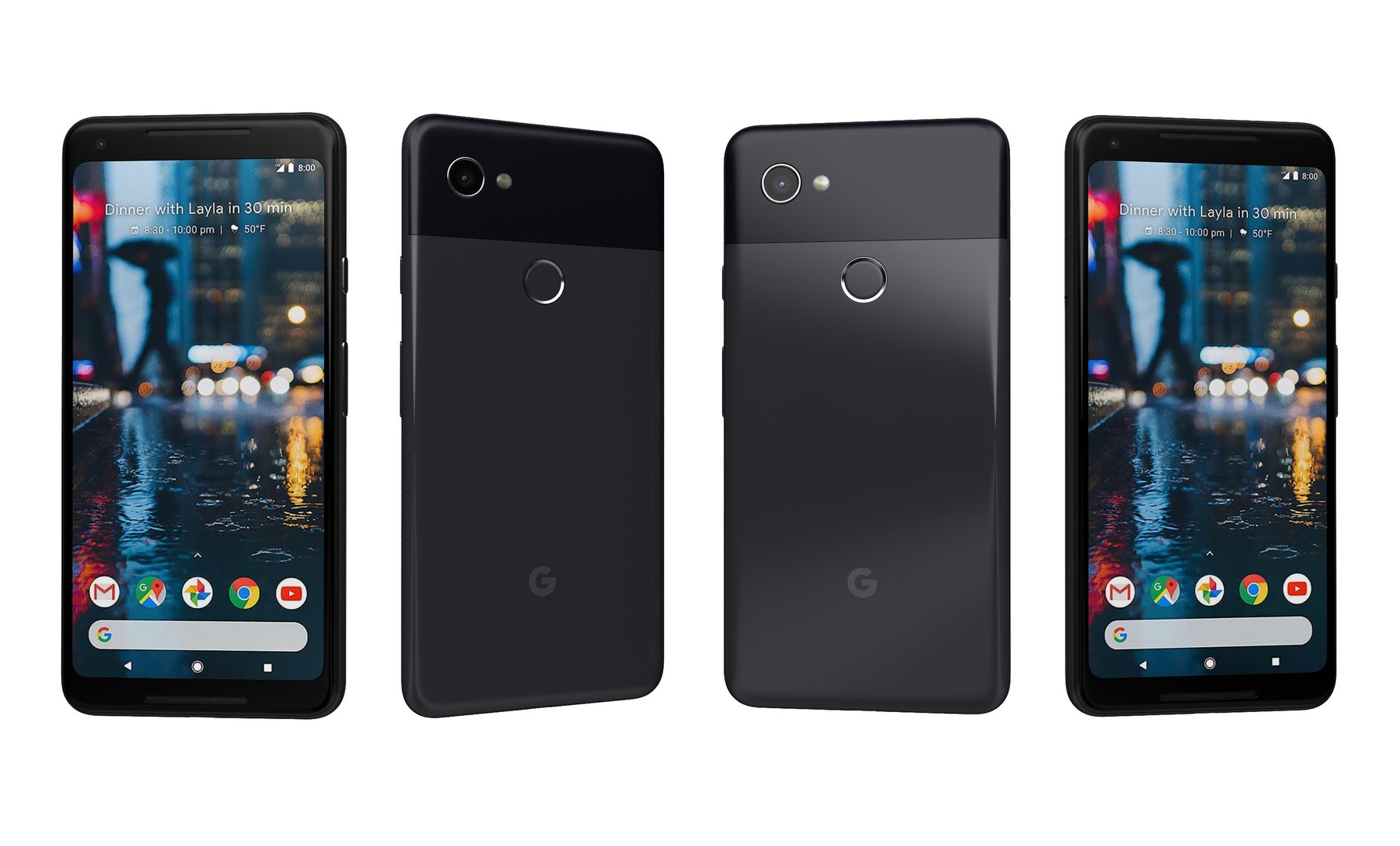 3D Google Pixel 2 XL Black And White model - TurboSquid 2080906