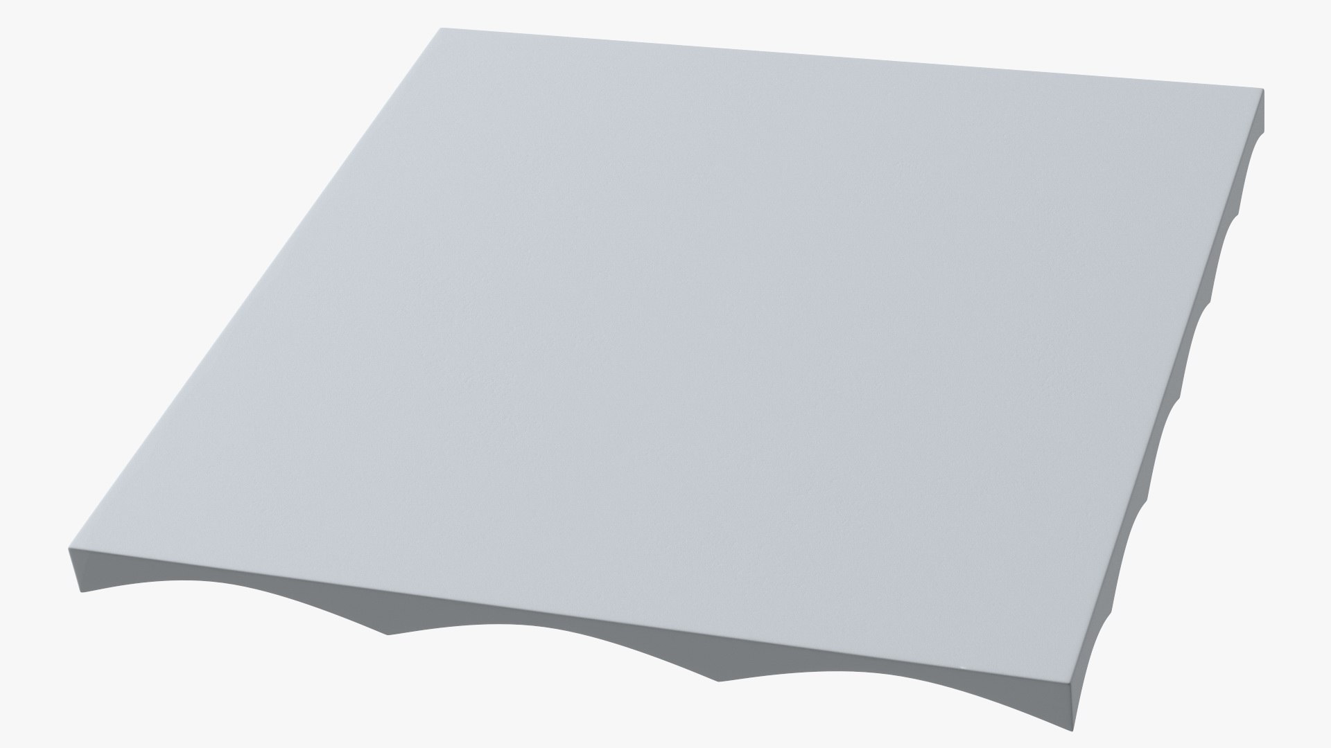 3D Wall Panel Half Pipe Ceramic Model - TurboSquid 1907956