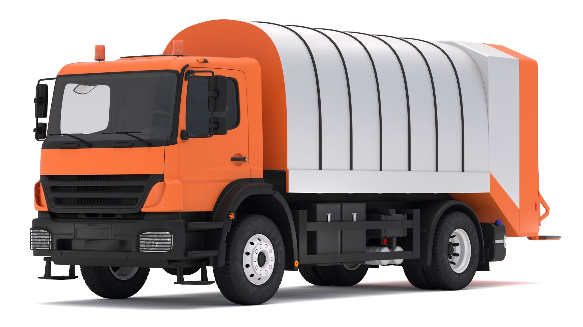 Generic Truck Garbage 3D model - TurboSquid 2030953