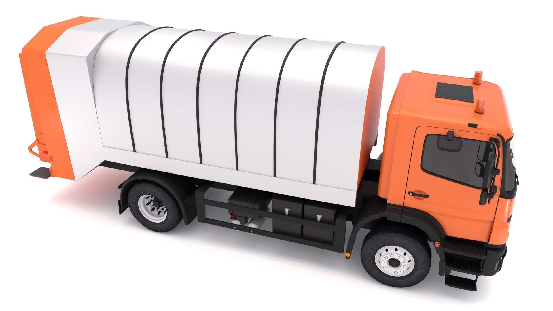 Generic Truck Garbage 3D model - TurboSquid 2030953