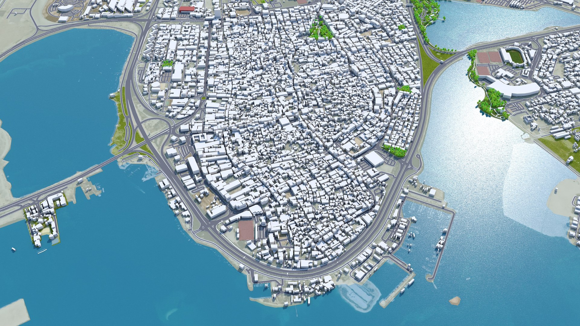 Muharraq Bahrain 3D Model - TurboSquid 2042517