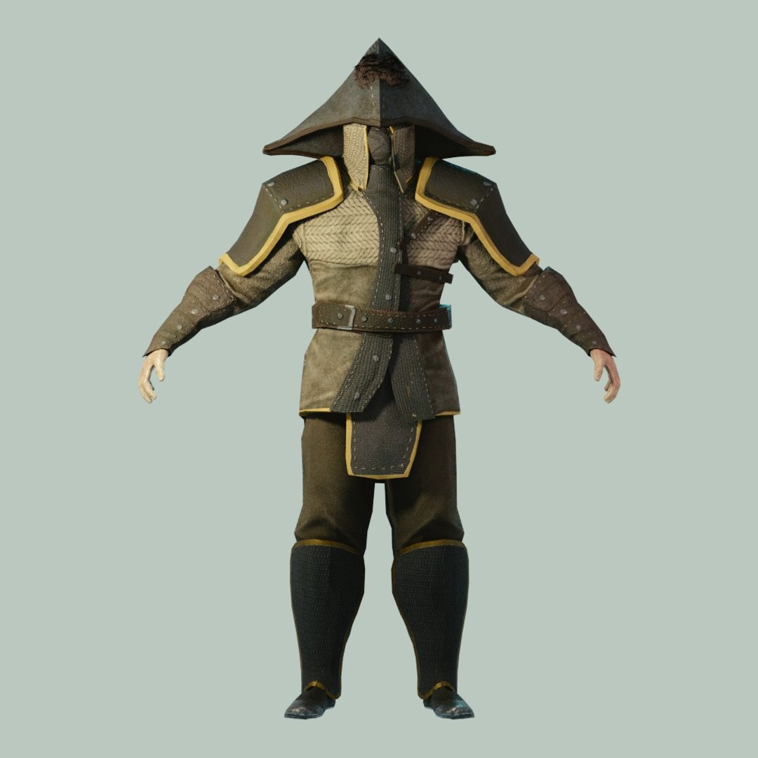 3D Armorset Big Hat - TurboSquid 1274773