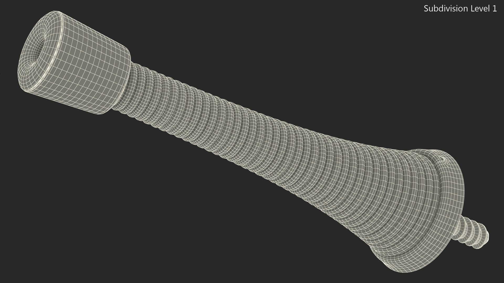 3D Model Chrome Spring Door Stop - TurboSquid 2131782