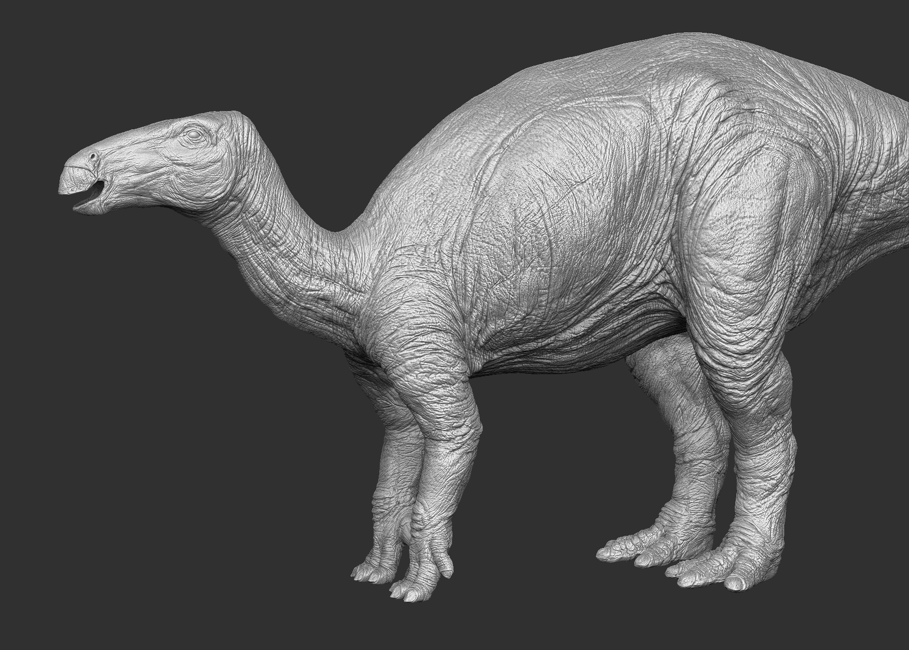 3D dinosaur iguanodon dino model - TurboSquid 1429299
